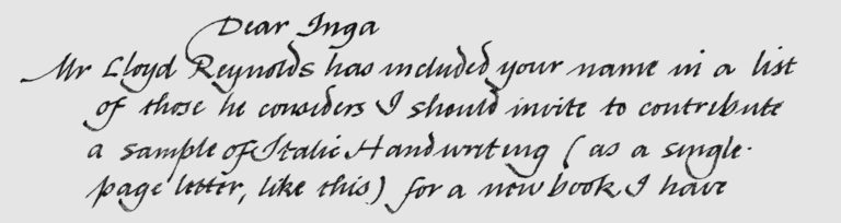 Italic Examples - Handwriting Success