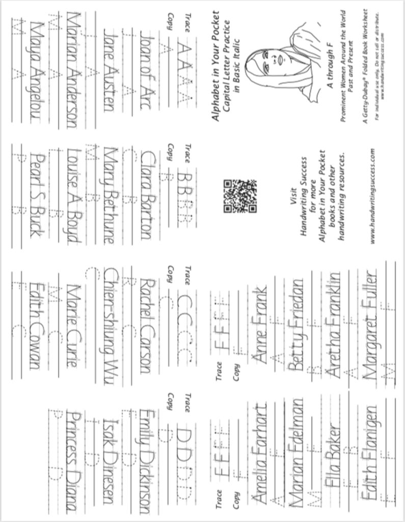 Alphabet in Your Pocket - Handwriting Success