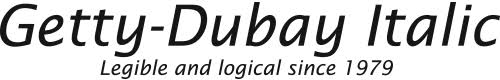 Home | Getty-Dubay Italic